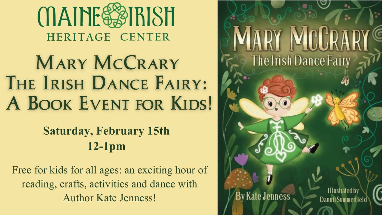 Mary McCrary The Irish Dance Fairy: A Book Event For Kids! | Maine ...
